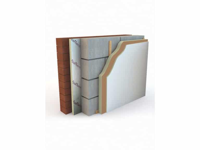 30mm Ecotherm Eco-Liner Insulated Plasterboard 1200mm x 2400mm + 12.5mm ...