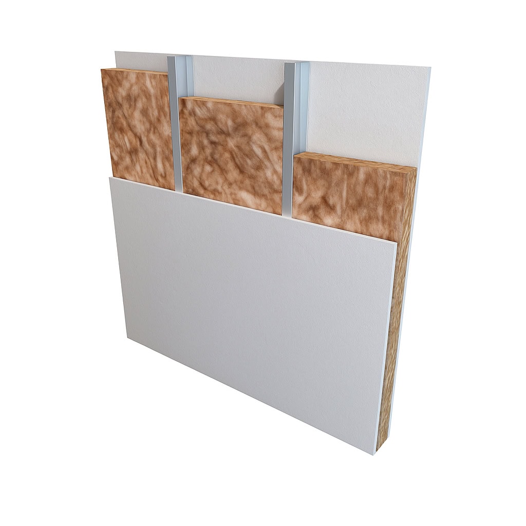 100mm Knauf Acoustic Insulation Roll - Glass Mineral Wool 12.36m2 ...