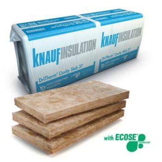 150mm Knauf DriTherm 37 Cavity Wall Insulation Slab 455mm x 1200mm 4 ...