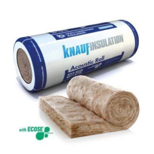 50mm Knauf Acoustic Insulation Roll - Glass Mineral Wool 16.2m2 ...
