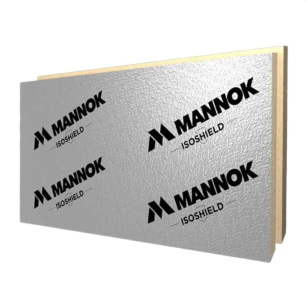 97mm Mannok IsoShield Full Fill Cavity Insulation Board 1185mm x 450mm ...
